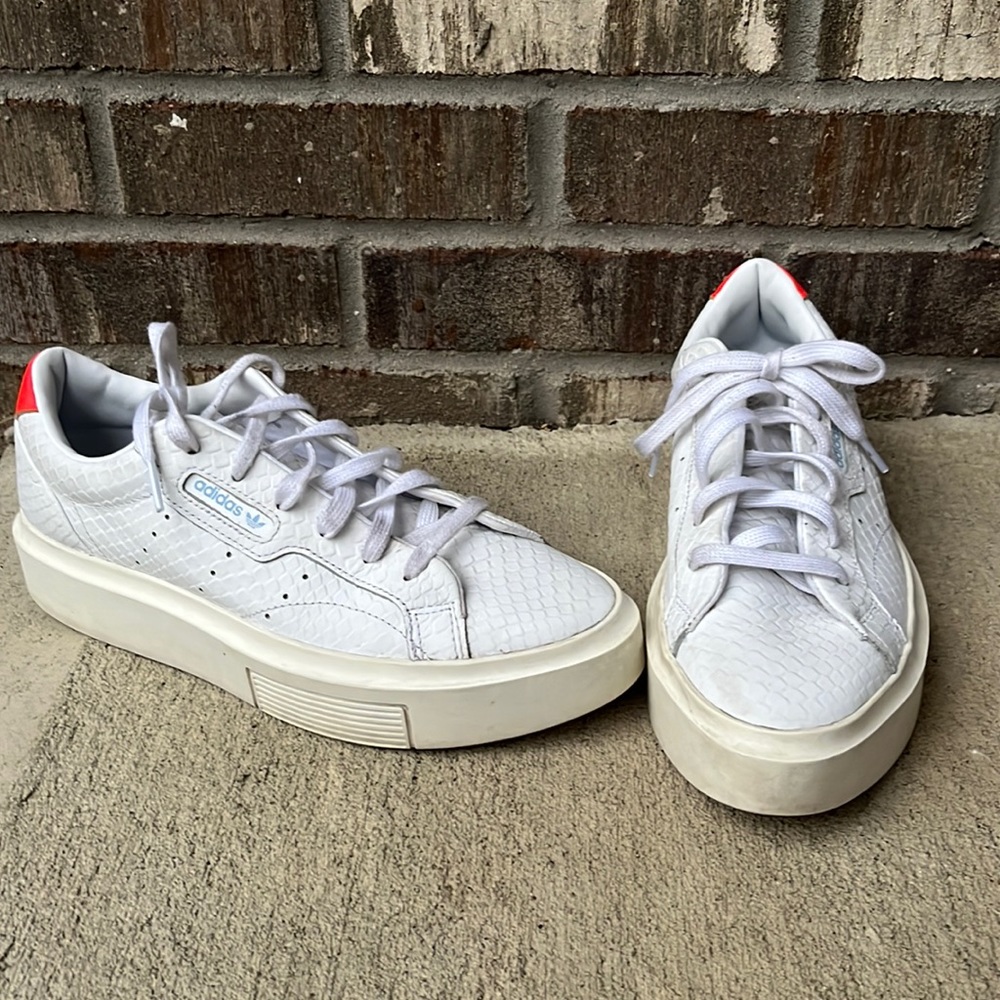 Adidas Originals Sleek Super ‘Cloud White’ Platform S… - Gem